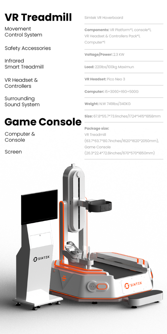 VR Treadmil – Simtek